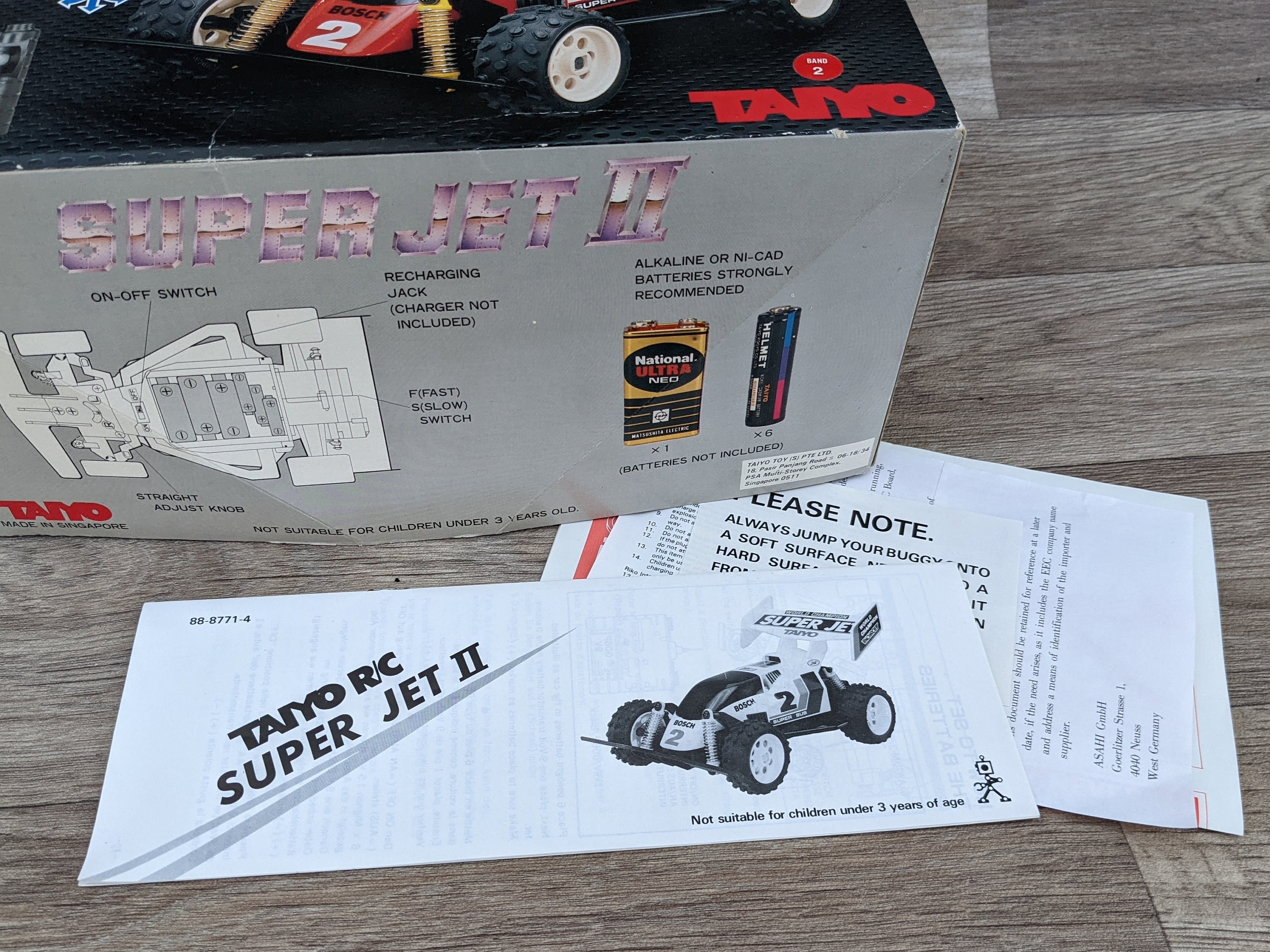 Rare Vintage 1980's Taiyo Radio Remote Control Car Super Jet II - Etsy