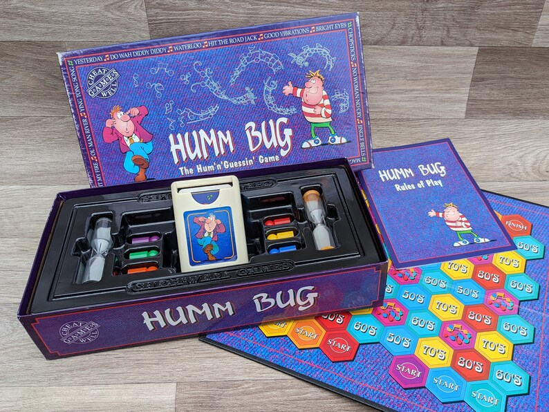 Vintage Humm Bug Board Game in Original Box - Etsy