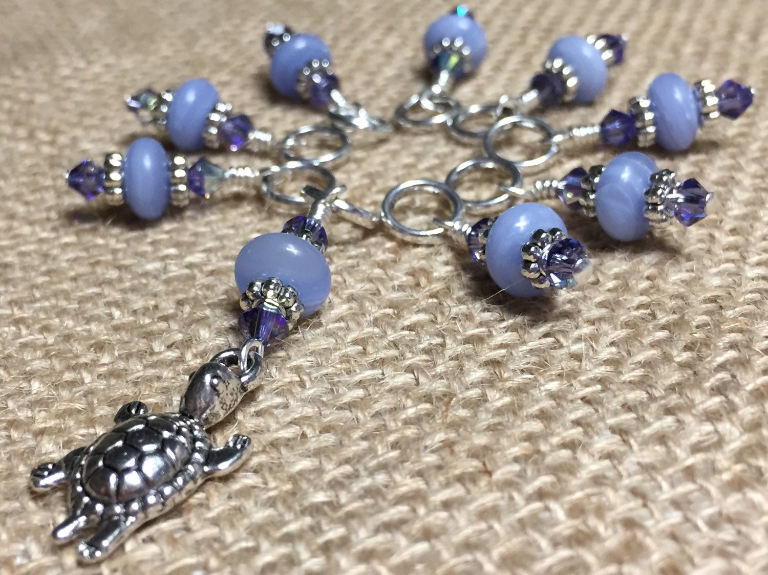 Turtle Stitch Marker Set for Knitting, Snag Free, Select Clasps for ...