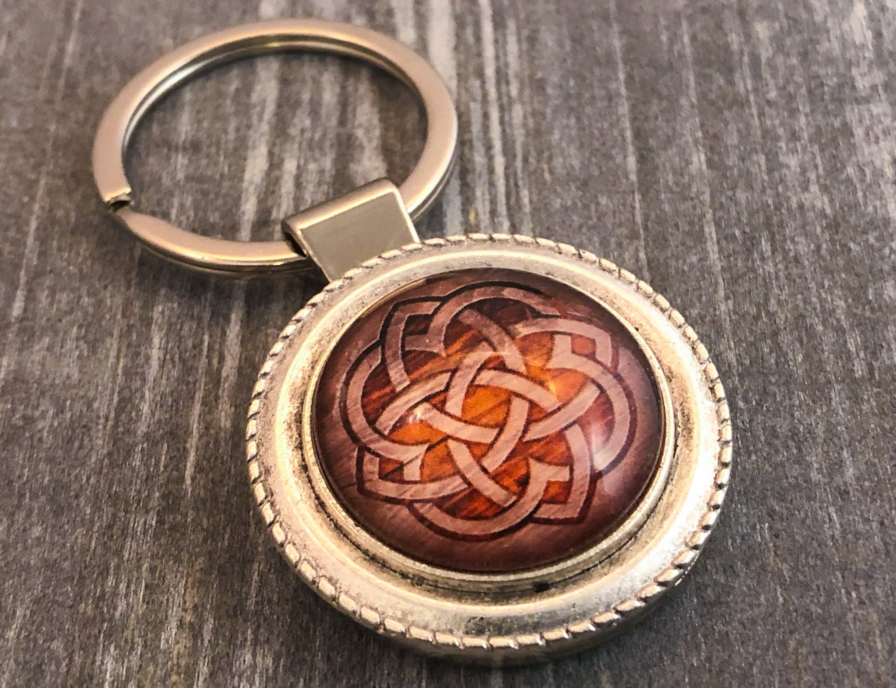 Celtic Knot Keychain, Car Key Holder, New Car Gift, Handmade Key Chain ...