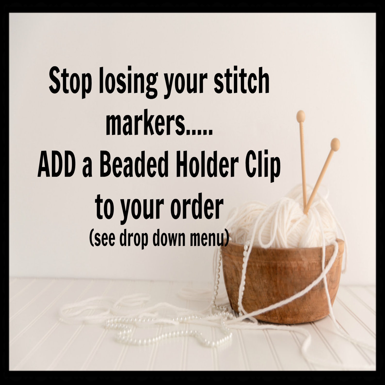 Number Stitch Markers | 1-10 Beaded Snag Free Row Counters | Knitting ...