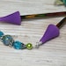 Beaded Knitting Needle Tip Cover for Knitters Stitch Holder - Etsy
