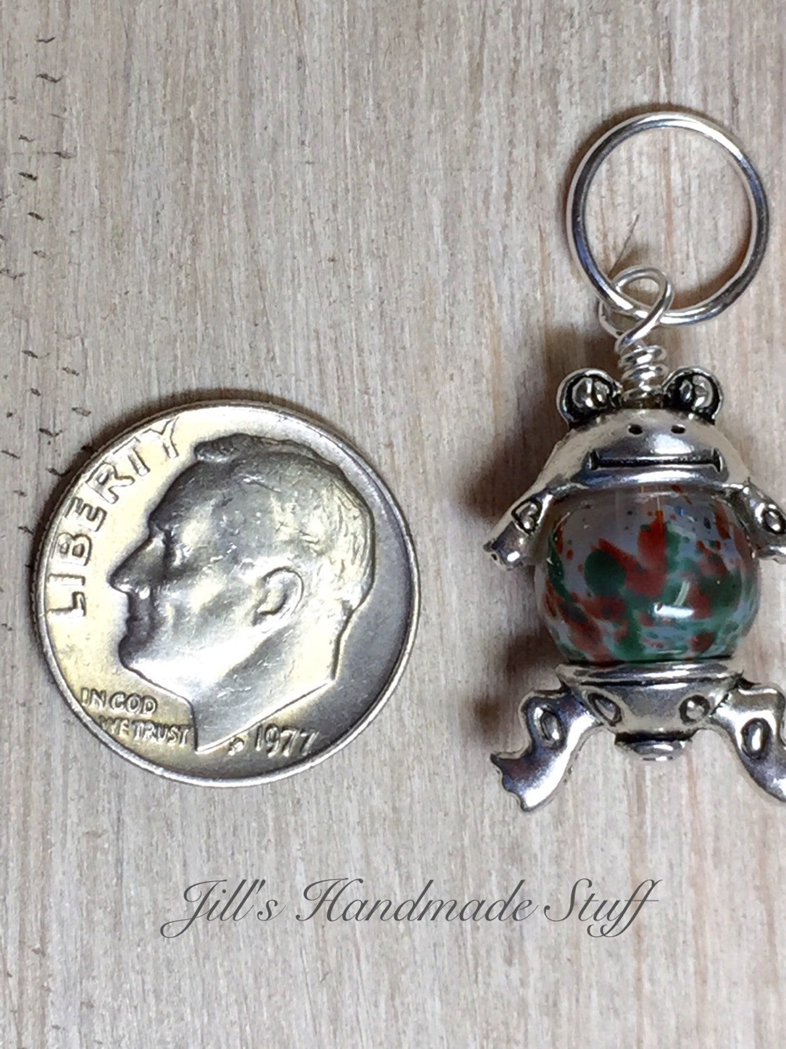 Frog Stitch Markers for Knitting, Snag Free Beaded Knitting Markers ...