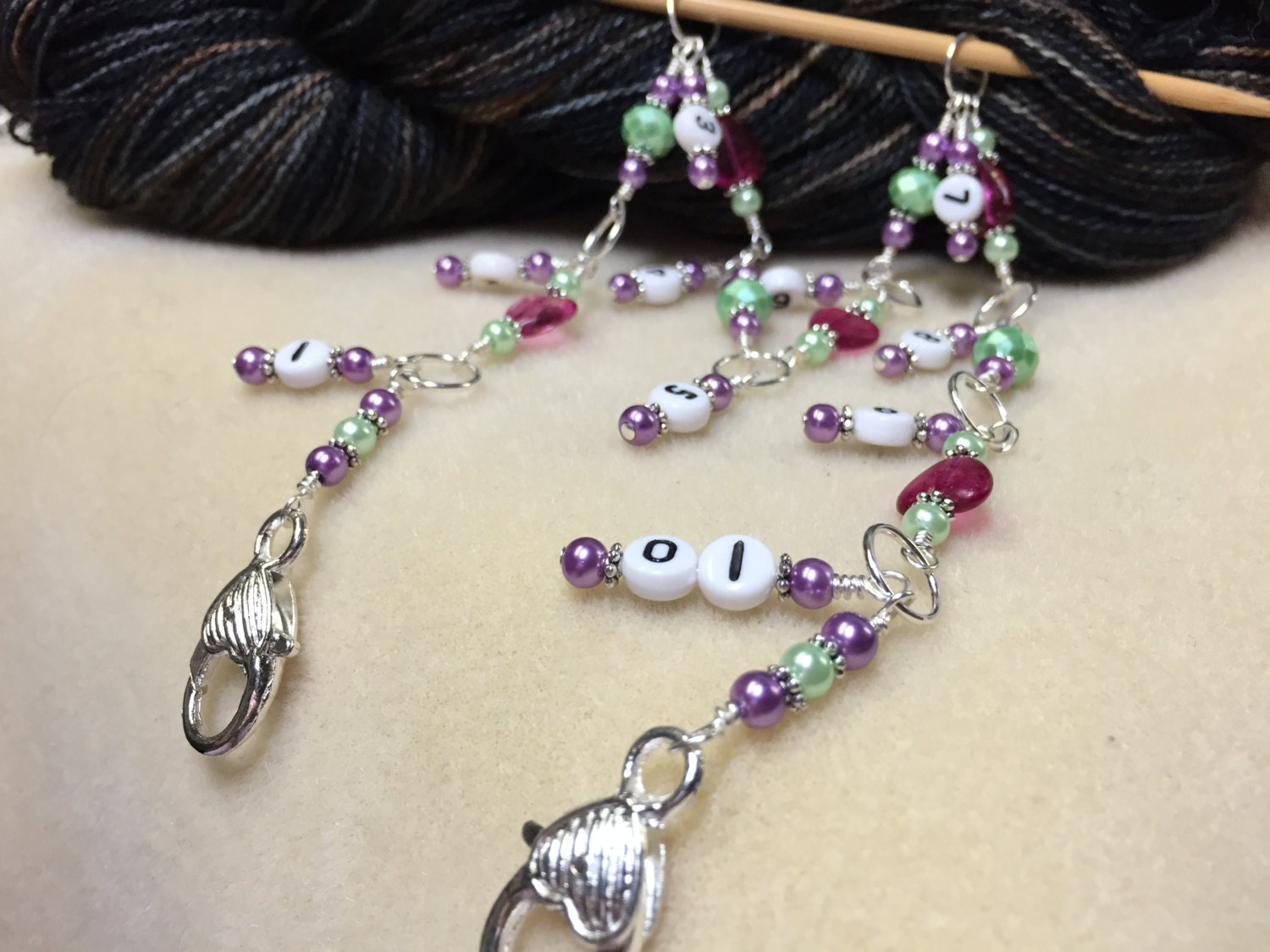 Knitting Chain Counter for Row Counting Beaded Row Counter | Etsy