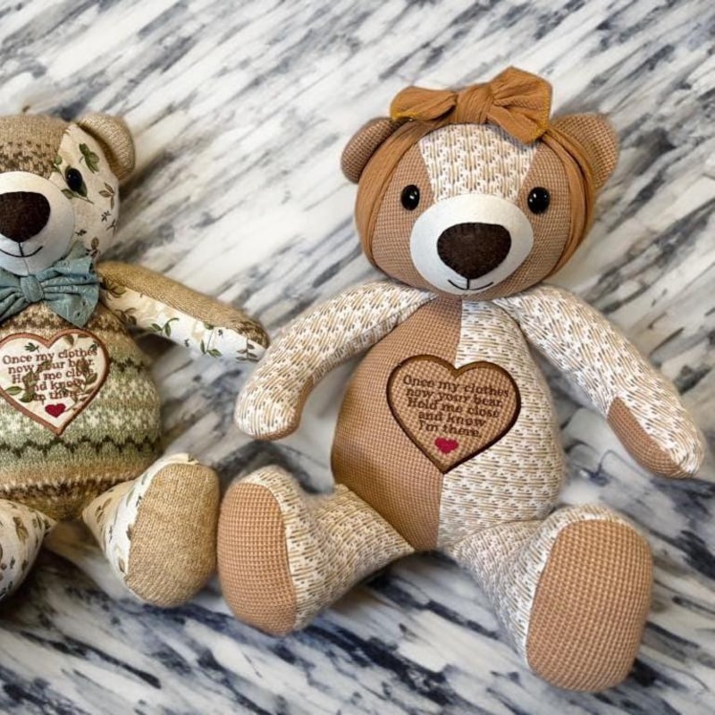 Memory Bears Made With Loved Ones Clothing - Etsy