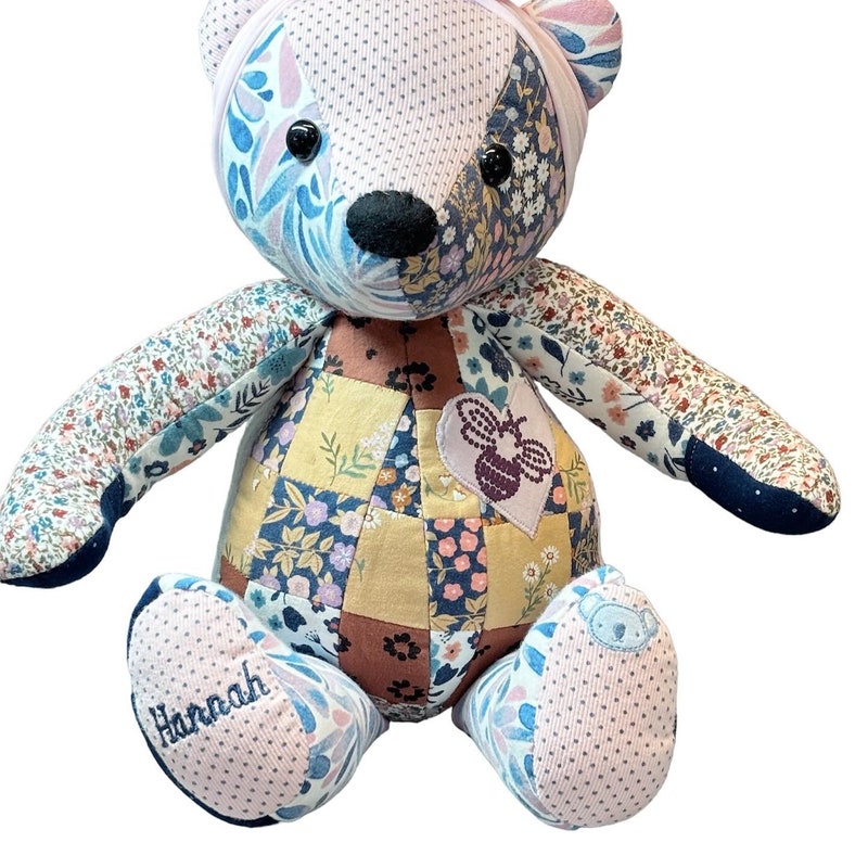 Patchwork Bear - Etsy