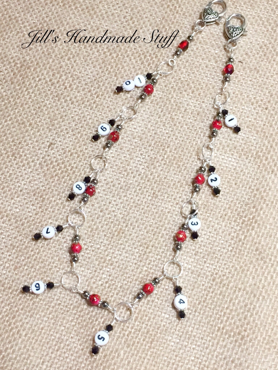 Knitting Row Counter Chain 1-10 Counting Chain Gift for - Etsy