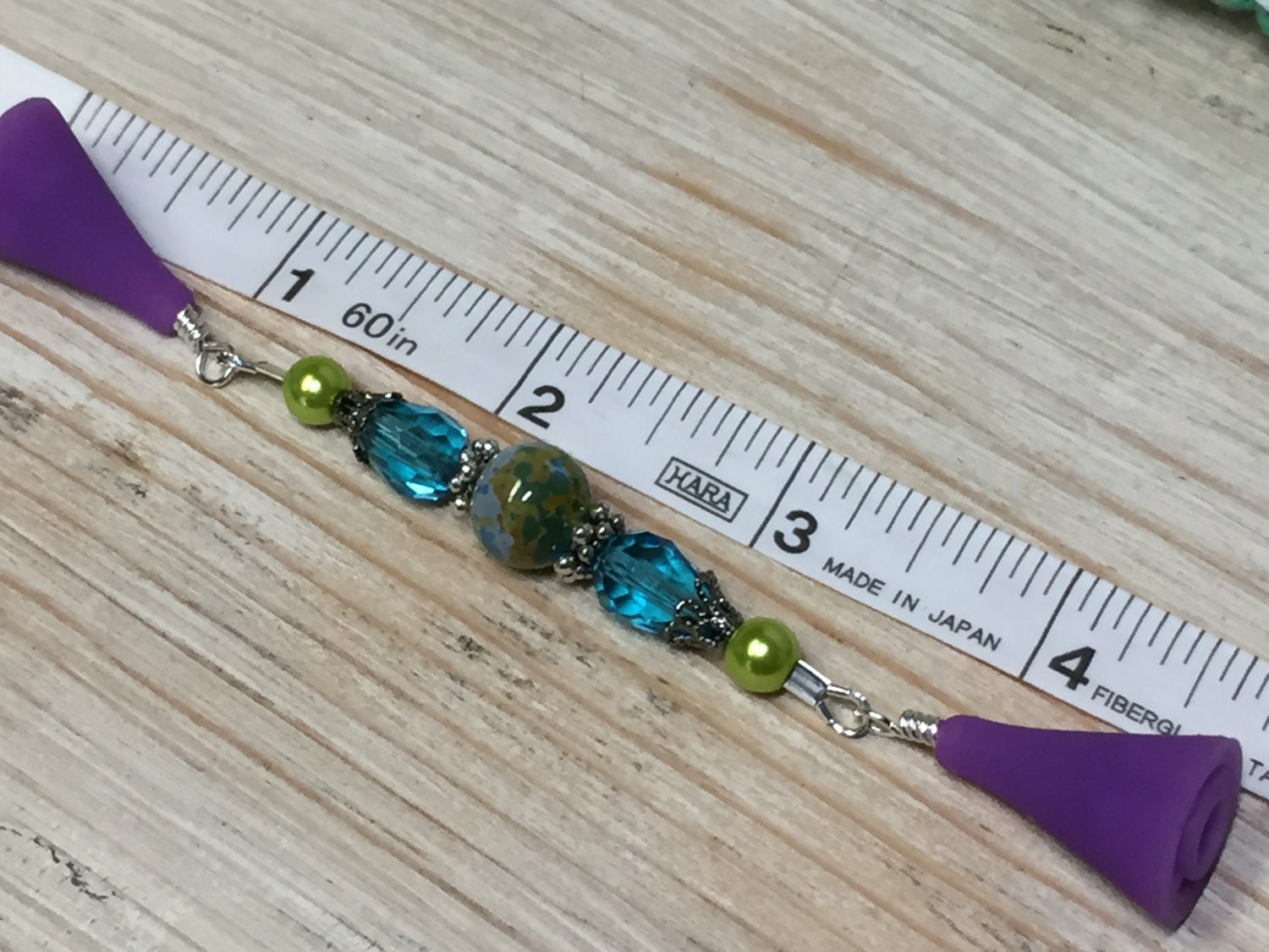 Beaded Knitting Needle Tip Cover for Knitters Stitch Holder | Etsy