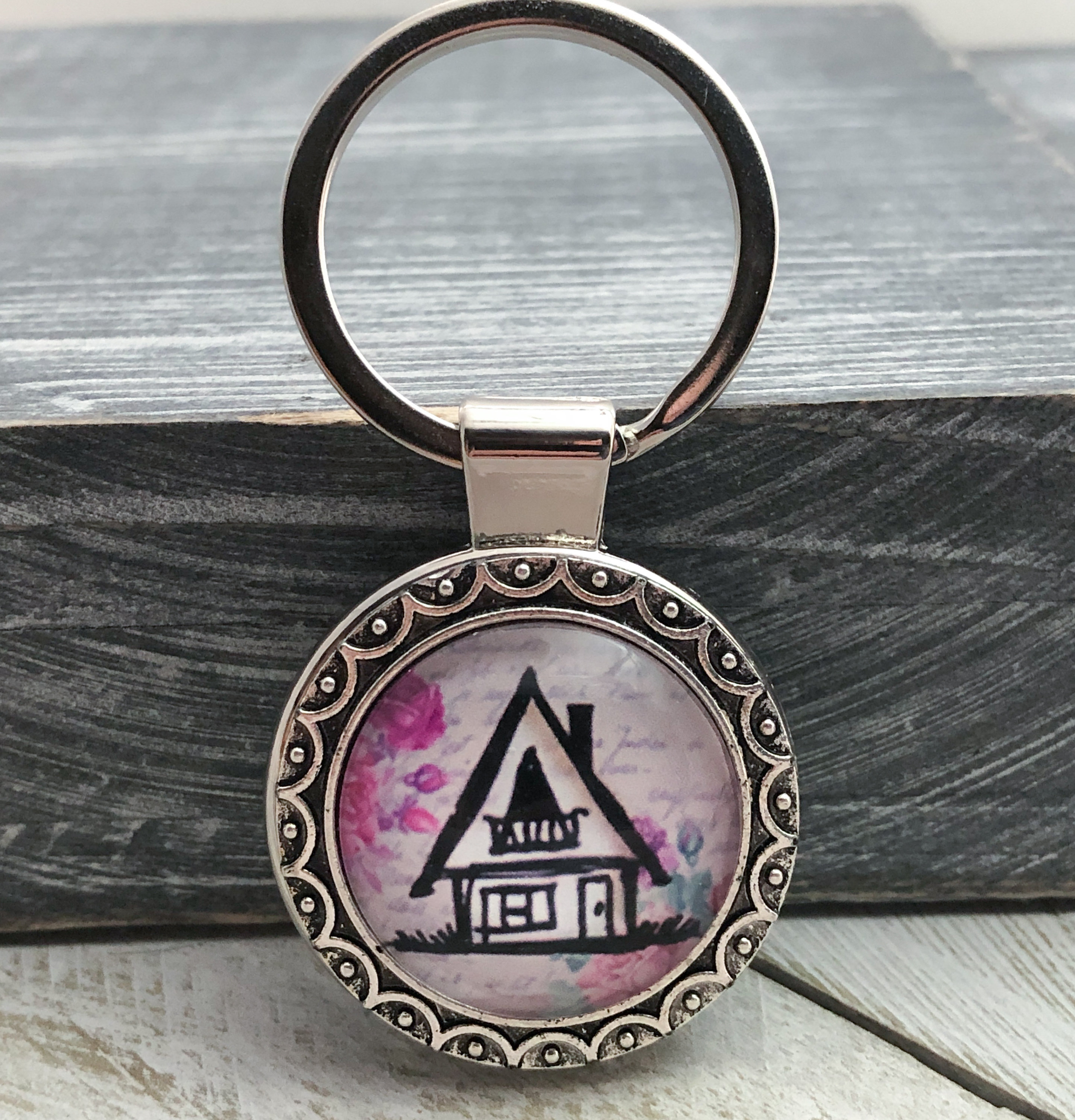 First House Keychain Key Ring for New Home Owner Gift for | Etsy