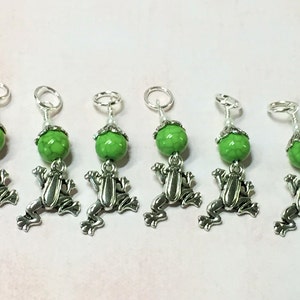 Frog Stitch Markers for Knitting, Select Clasps for Crochet Markers ...