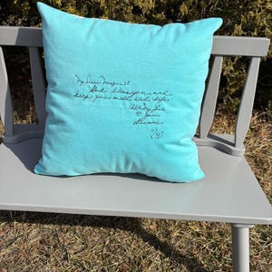 Keepsake Pillow, Customized Memory Pillow Made From Your Loved One's ...