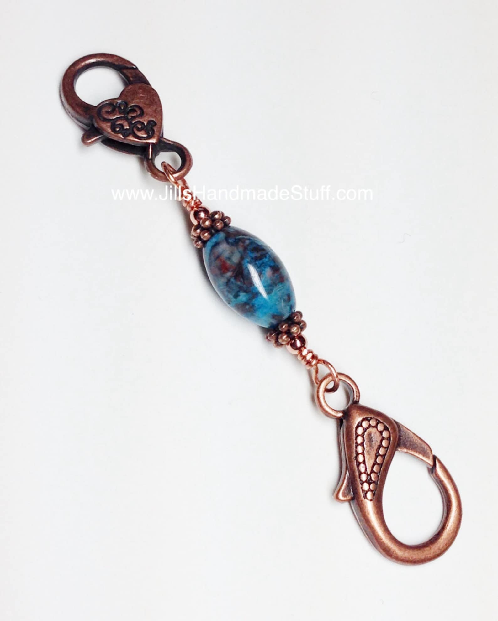 Blue Stitch Marker Keeper Holder for Stitch Markers | Etsy