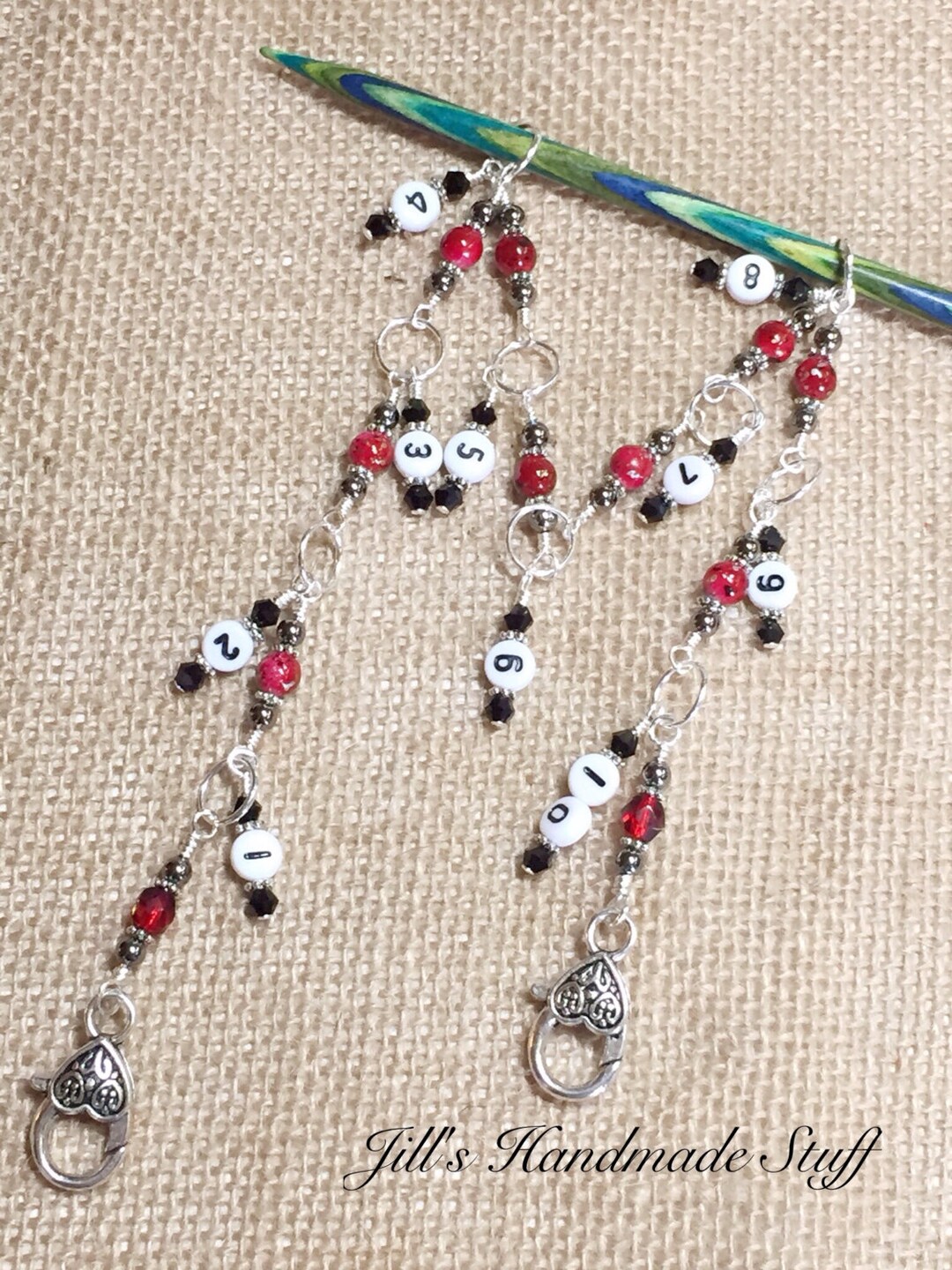 Knitting Row Counter Chain, 1-10 Counting Chain, Gift for Knitters ...