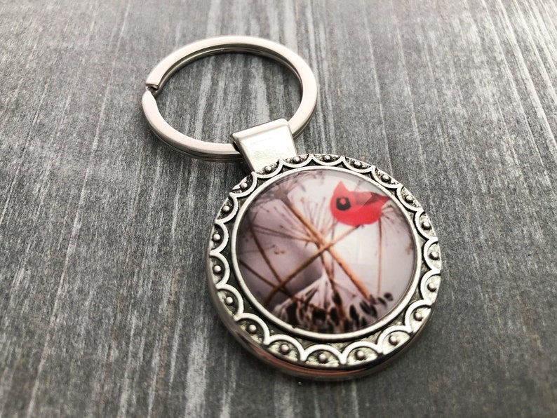 Cardinal Keychain for Women Bird Key Chain Birthday Gift for - Etsy