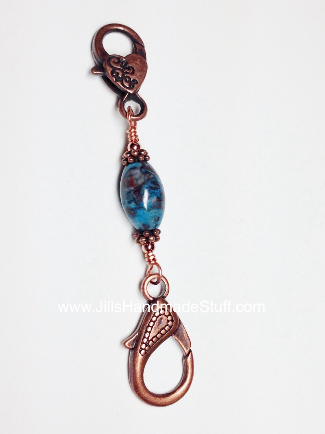 Blue Stitch Marker Keeper Holder for Stitch Markers | Etsy