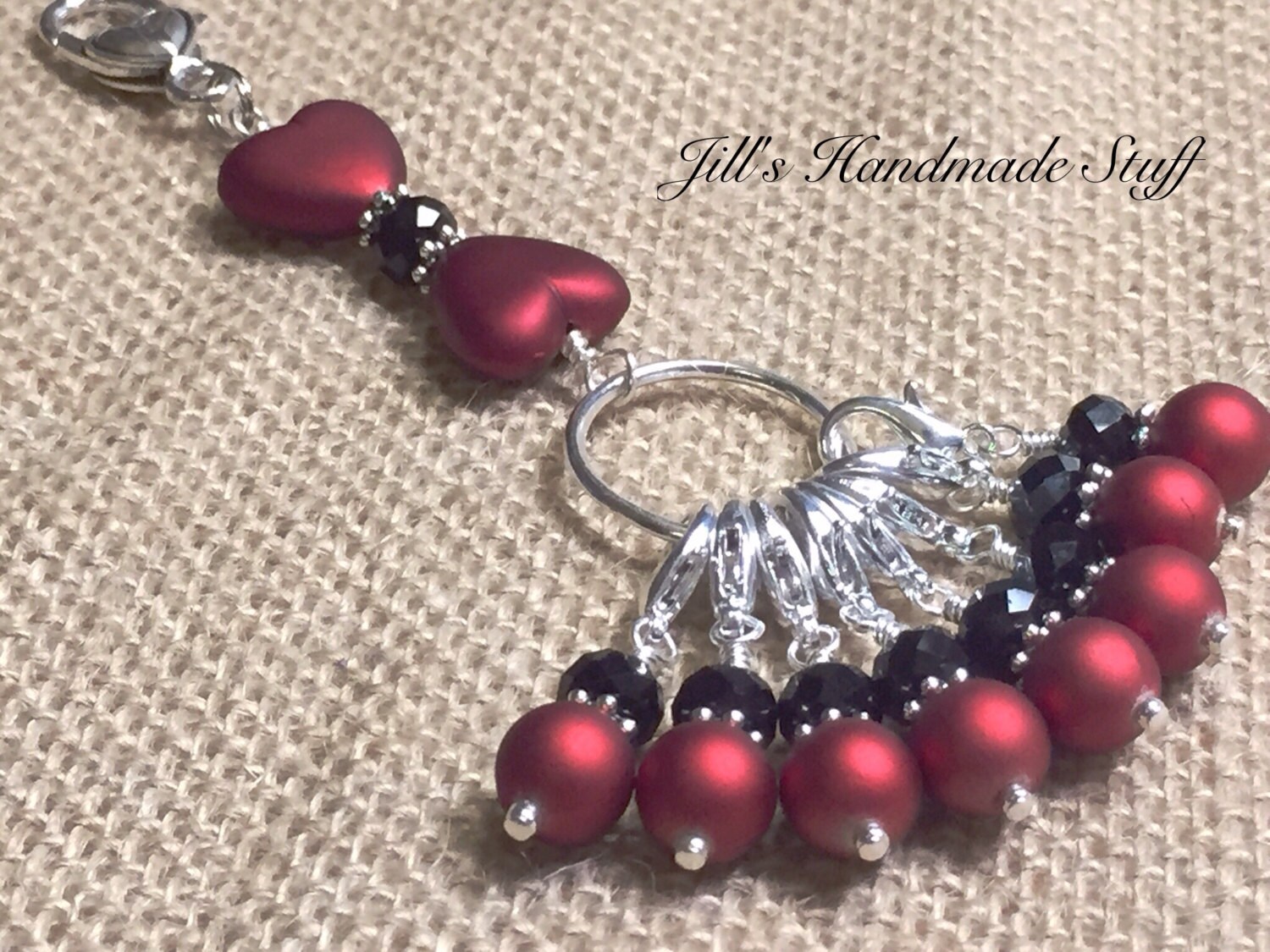 Red Heart Removable Stitch Markers for Knitting and Crochet, Birthday ...
