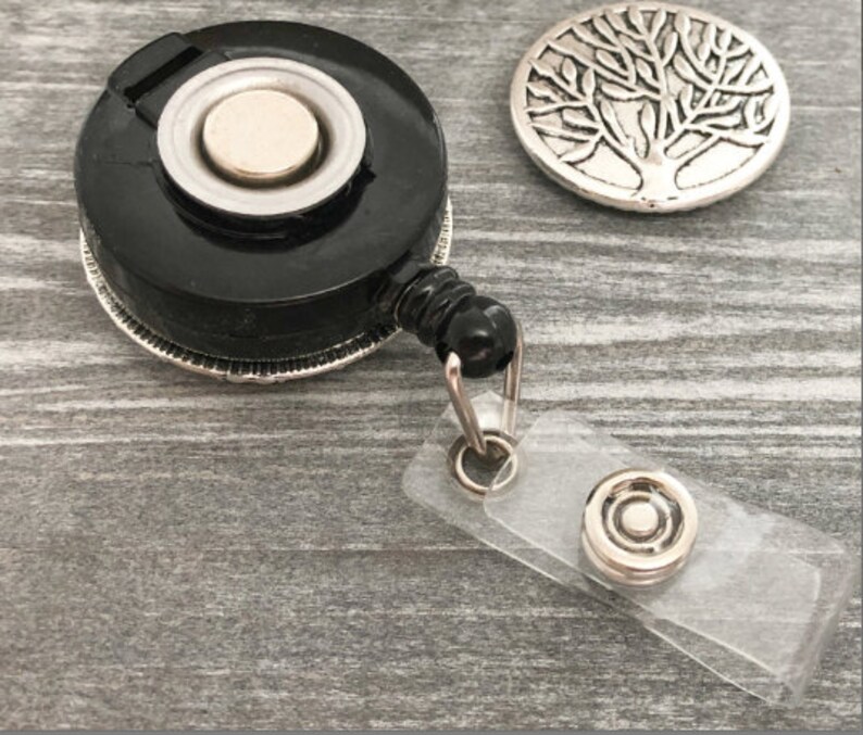 Whimsical Bird Retractable Badge Reel Magnetic Name Tag - Etsy