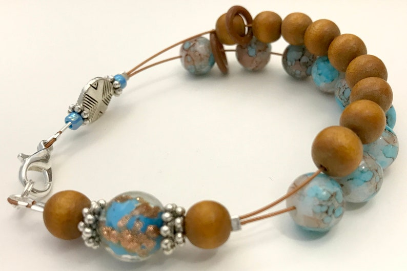 Earth & Sky Abacus Counting Bracelet, Knitting Row Counter Jewelry ...