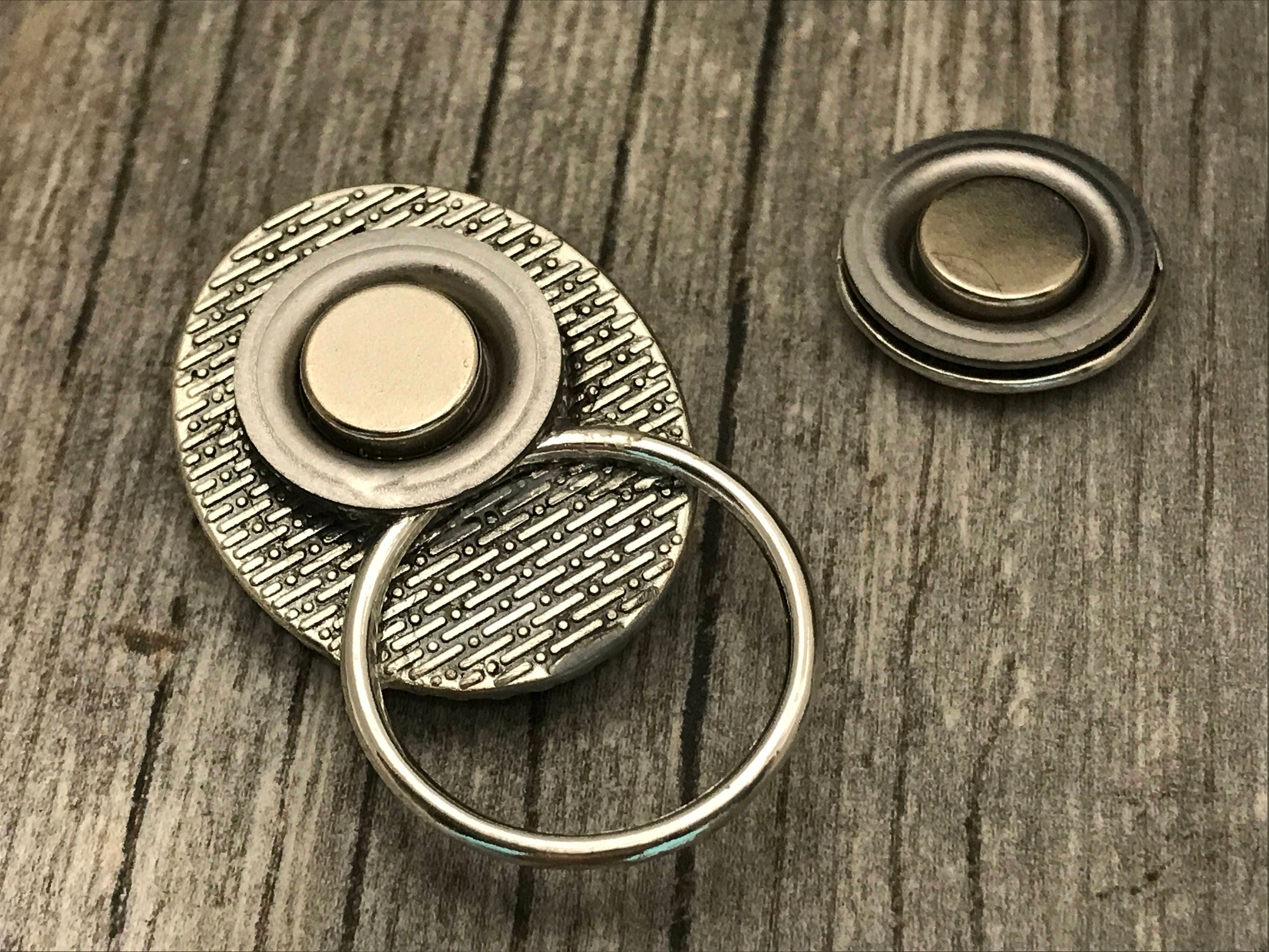 Floral Magnetic Eyeglass Brooch Id Badge Holder Magnetic Etsy