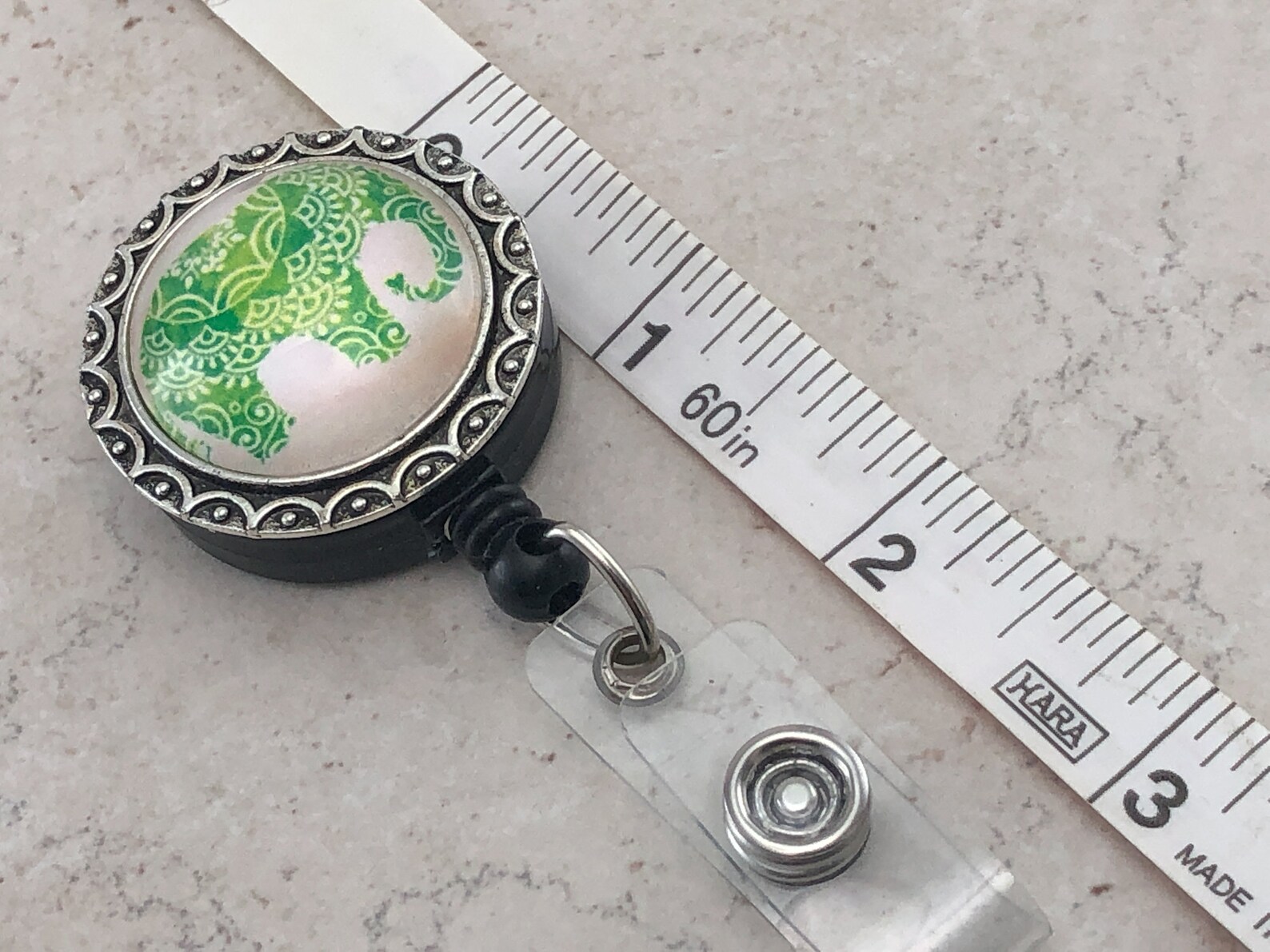 Magnetic Badge Reel for Nurse Teacher Secretary Bohemian - Etsy