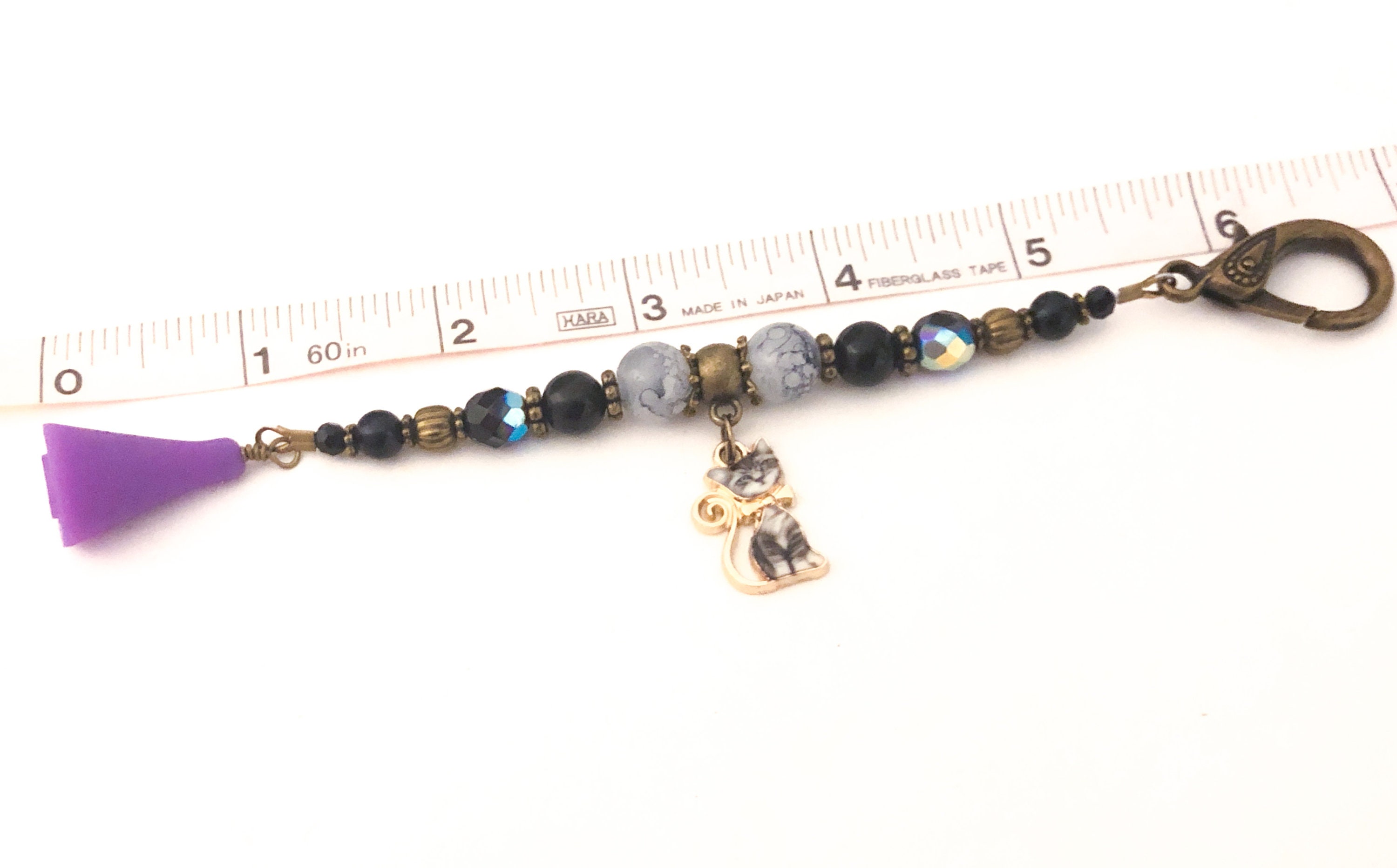 Tabby Cat Scissor Fob for Embroidery Scissors, Gift for Quilter ...