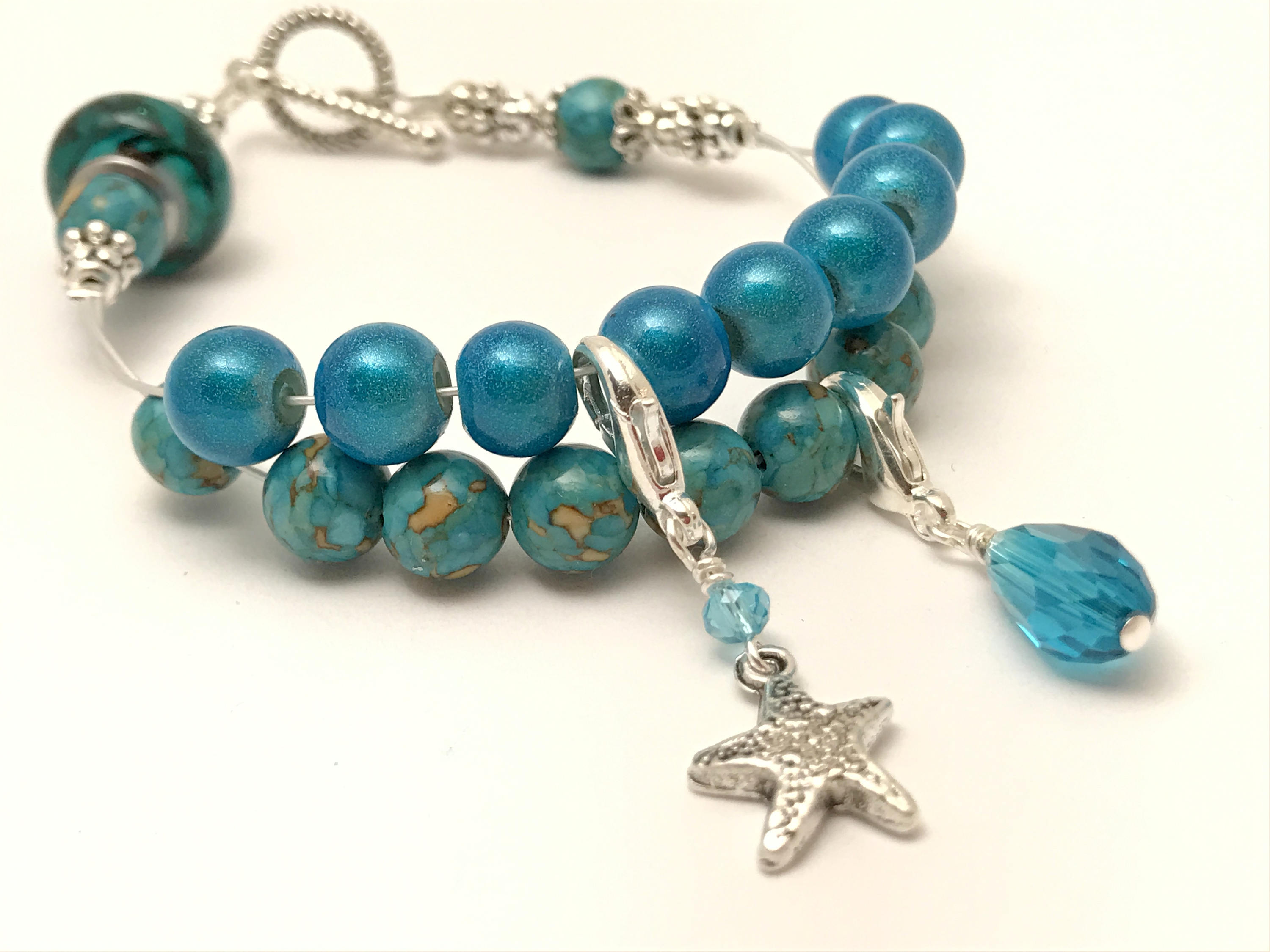 Starfish Abacus Row Counting Bracelet Gift for Knitters | Etsy