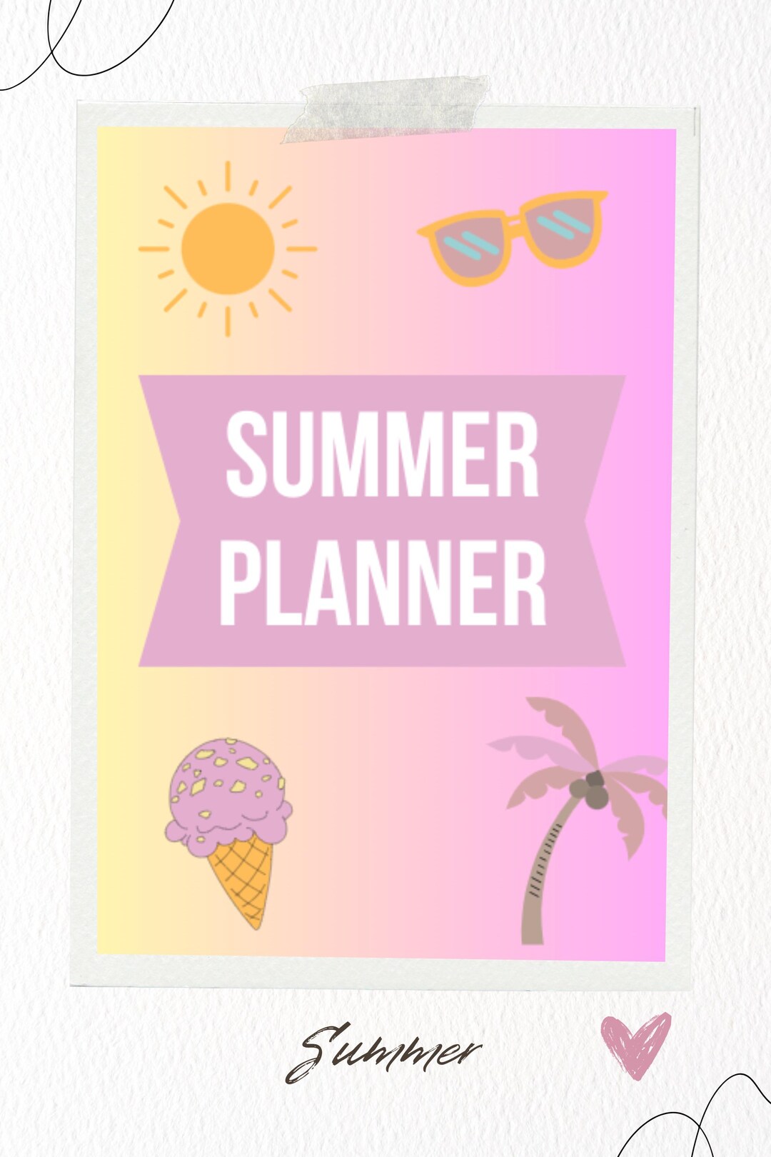 Ultimate Summer Planner | Printable PDF | Summer Journal, Bucket List ...