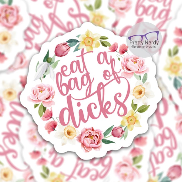 Eat a Dick Decal - Etsy