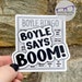 Boyle Says Boom Boyle Bingo Vinyl Sticker, Laptop, Water Bottle Decal ...
