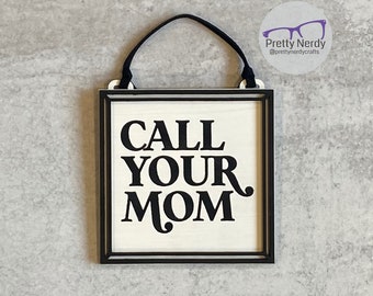 Call Your Mom Pillow - Etsy