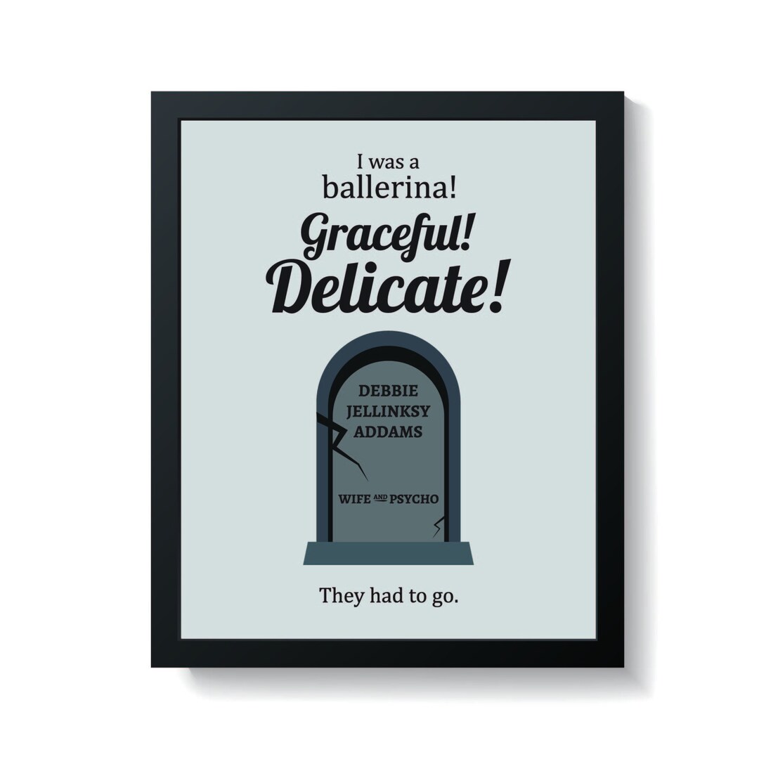 Addams Family Values Debbie Digital Download Print - Etsy