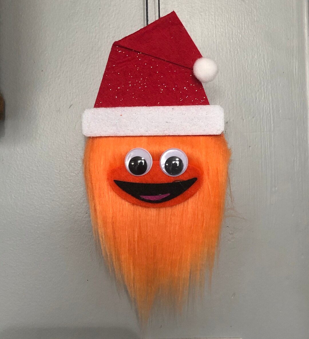 Santa Gritty Inspired Ornament, Christmas Ornament, Office Decor - Etsy