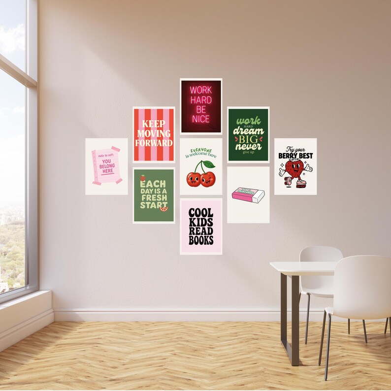 Set of 9 Classroom Posters, School Printables, Classroom Decor ...