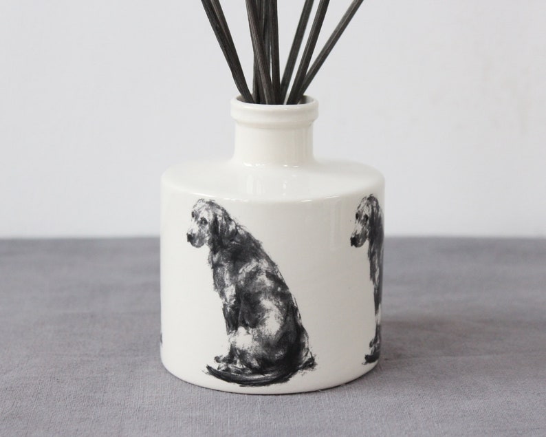 Labrador Dog Reed Diffuser, Ceramic Diffuser, Essential Oil Diffuser ...
