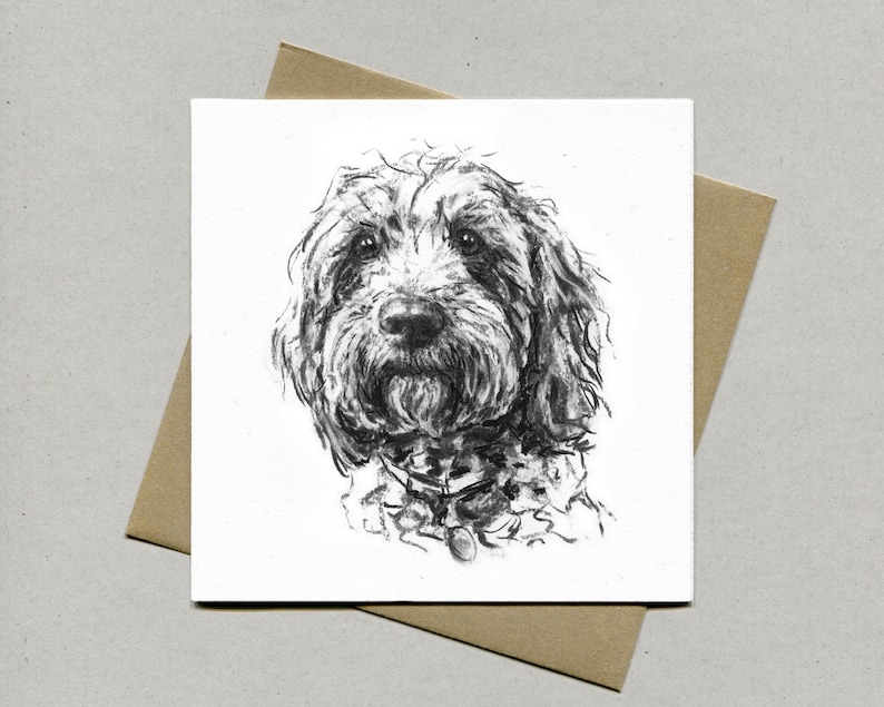 Sweet Cockapoo Card Cockapoo Greetings Card Cockapoo Gift - Etsy UK