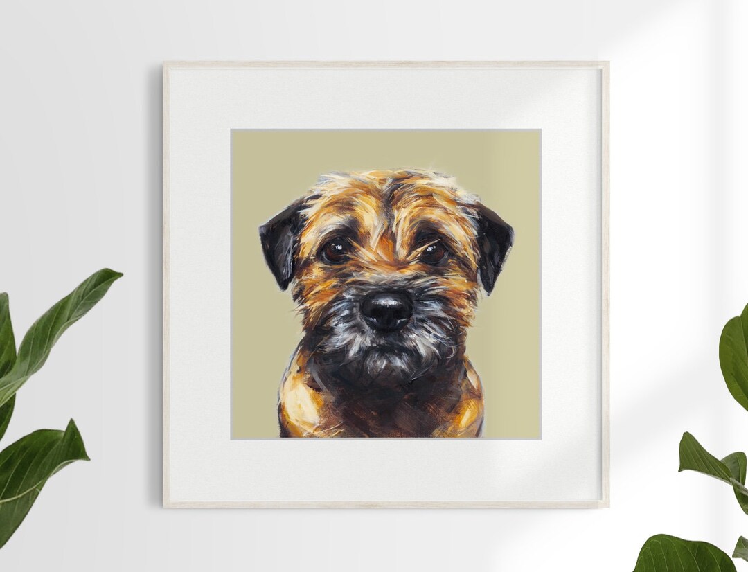 Border Terrier Print - Unframed Ltd. Ed. Dog Art Painting Print ...