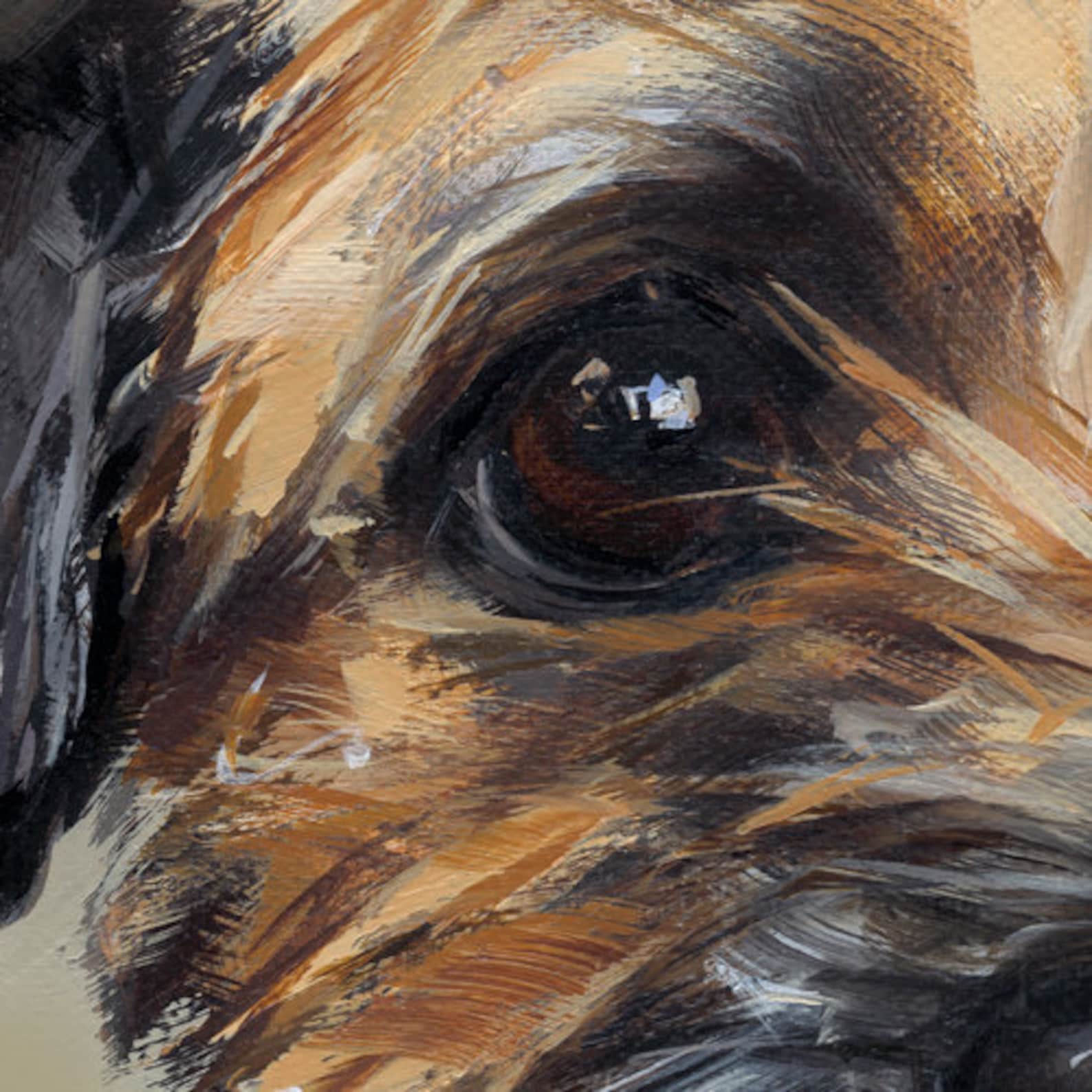 Border Terrier Print Unframed Ltd. Ed. Dog Art Painting | Etsy UK