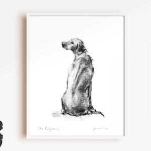 Rhodesian Ridgeback Sketch - Fine Art Dog Print - Ridgeback Gift ...