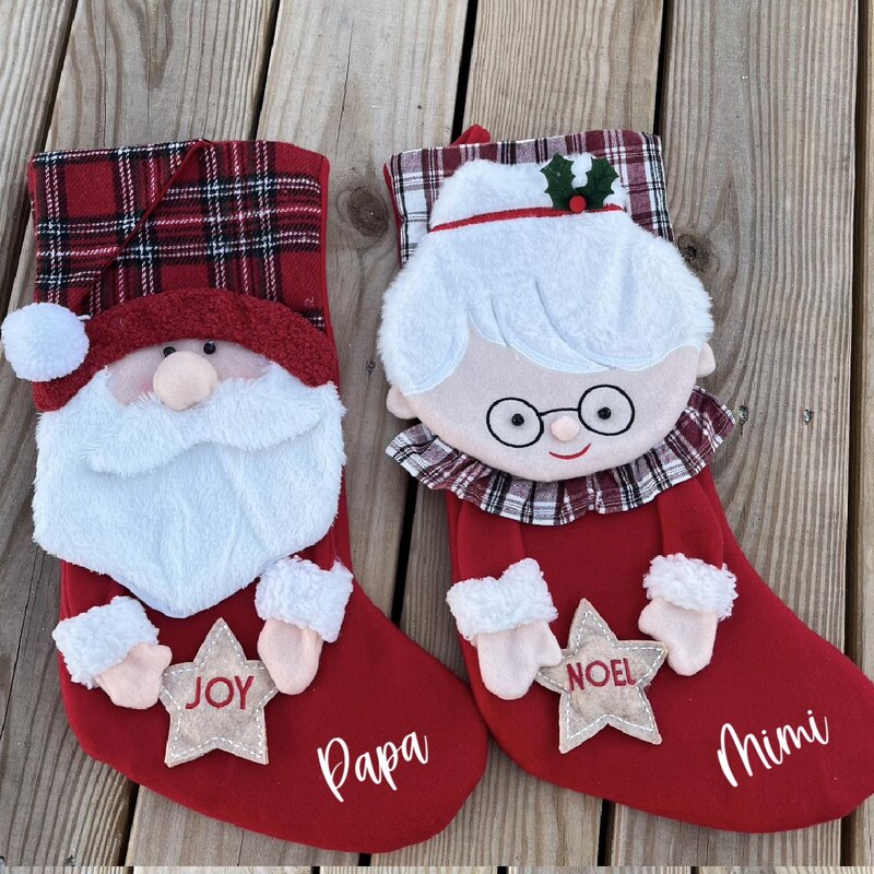 Santa Stocking - Etsy