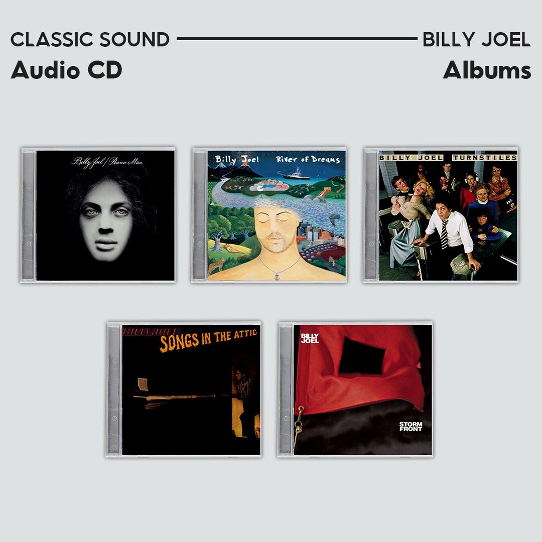 Billy Joel CD Collection Vol.2 – 5 More Classic Albums | Fan-made Audio ...