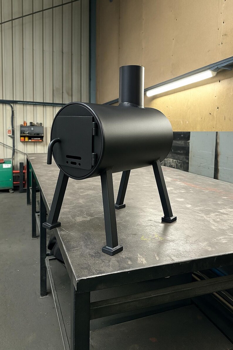 Handmade Mini Log Burner | Modern Patio Wood Stove | JPC Welds - Etsy