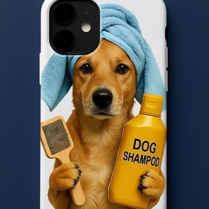 Spa Day Dog Poster - Funny Bathroom Wall Art, Digital Download, Pet ...