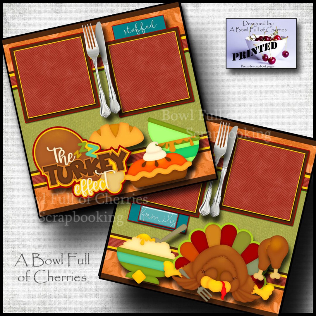 THE TURKEY EFFECT ~ Zzzzzzz Thanksgiving Day Family Pumpkin Pie Printed ...
