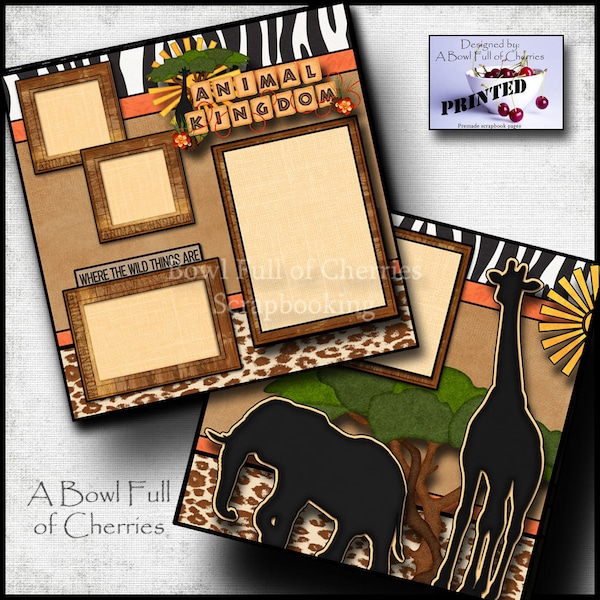 Scrapbook Layout Kits - Etsy