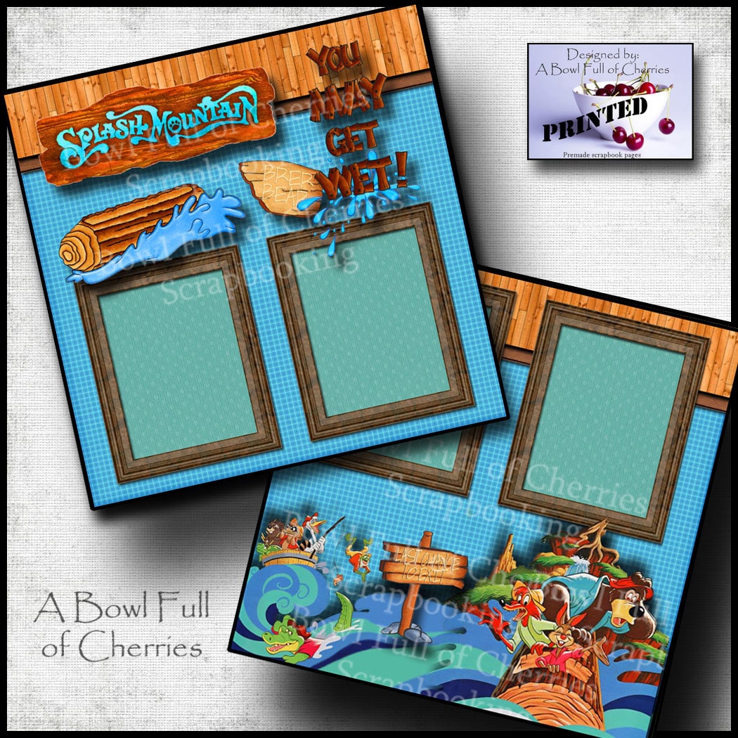 Paper Papercraft Disney Space Mountain ride PRINTED PAGES~ 2 premade ...