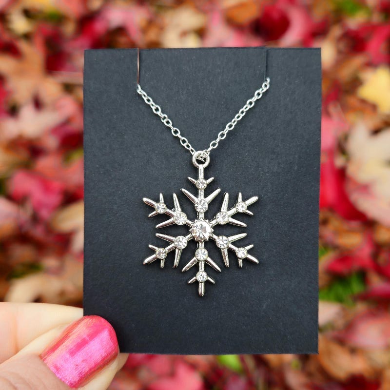 Snowflake Pendants - Etsy