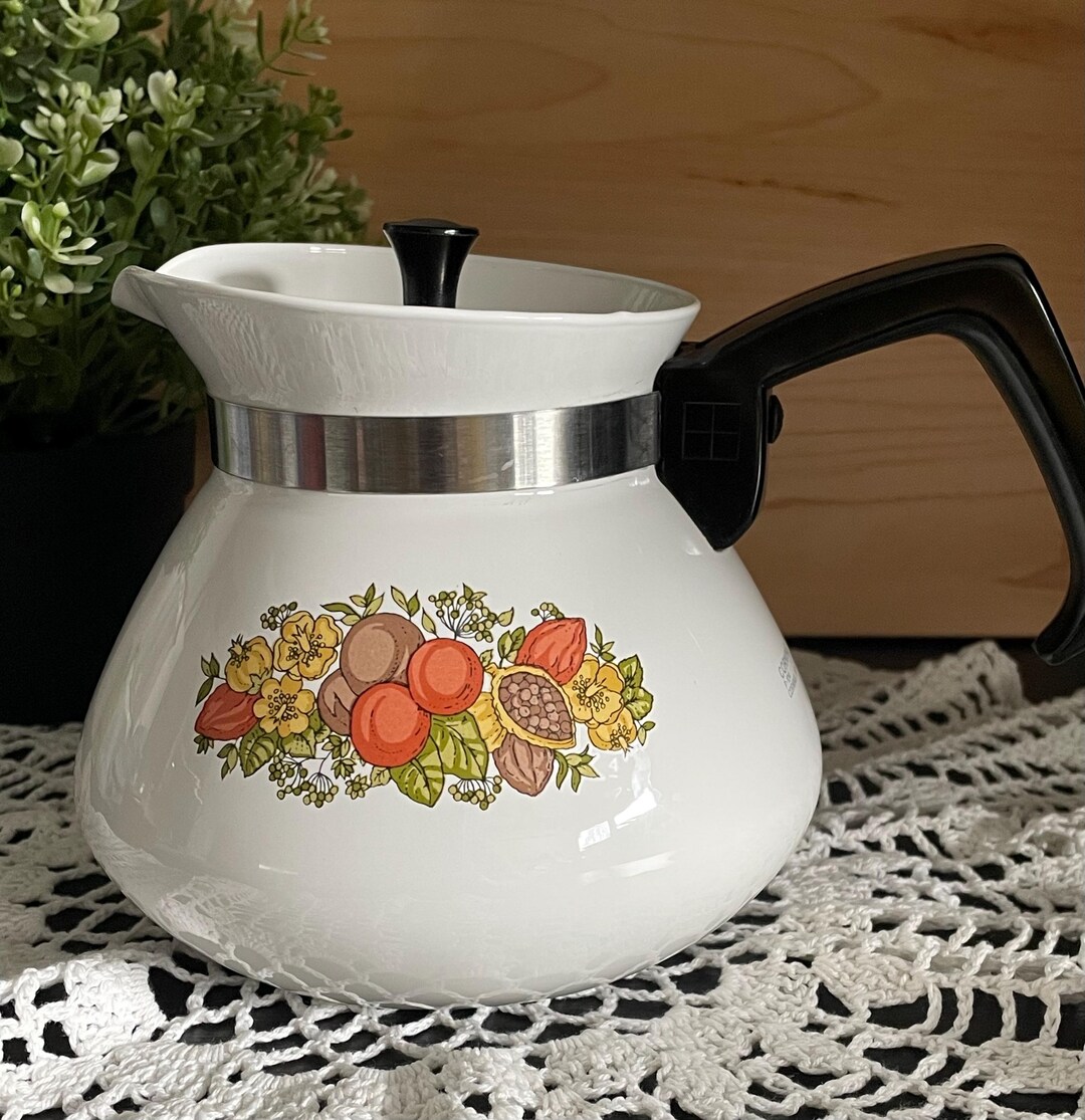Vintage Corning Ware Teapot P-104 “spice of Life” Collection 1970s ...