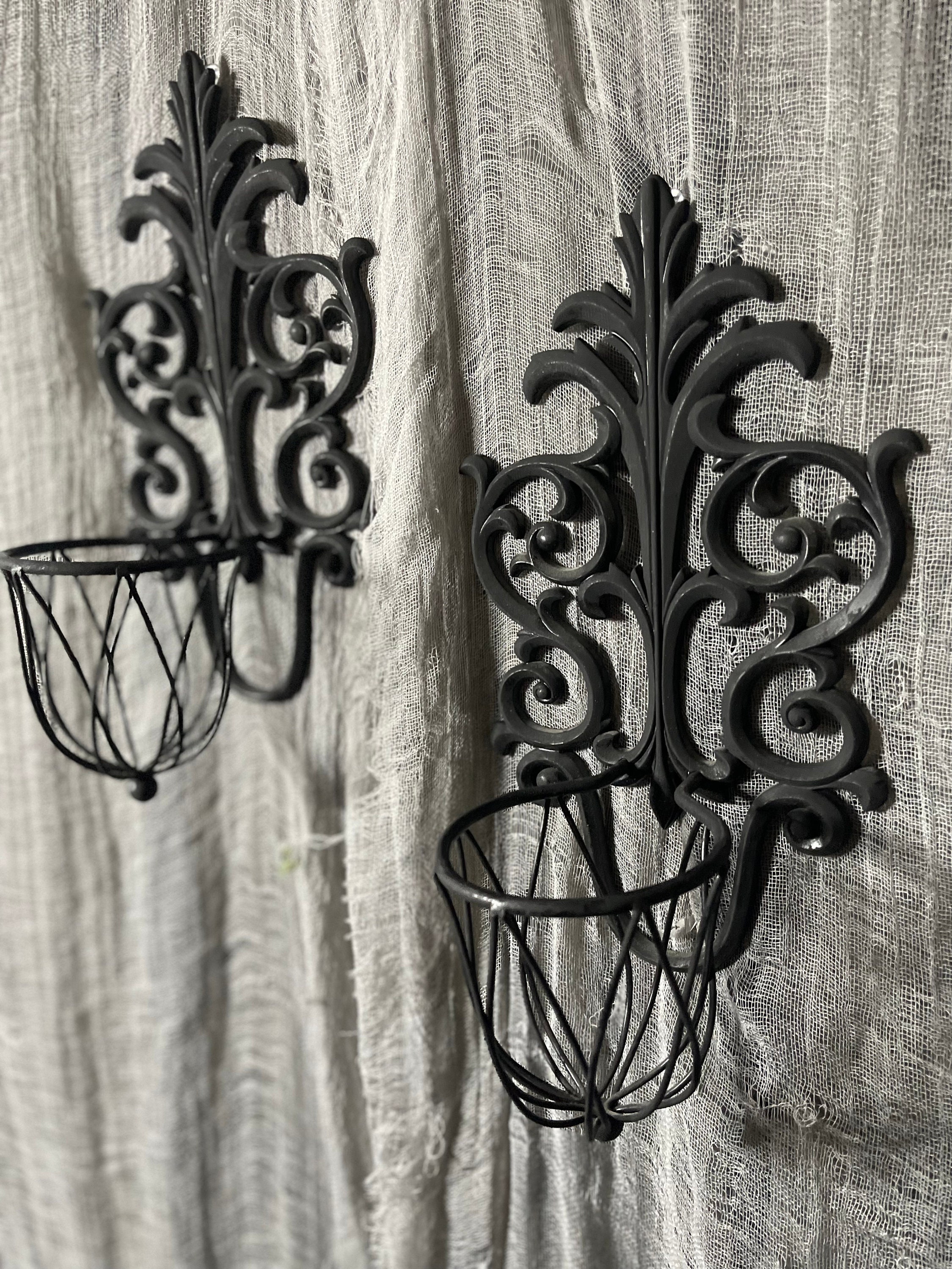 Gothic Style Wall Hanging Baskets - Etsy
