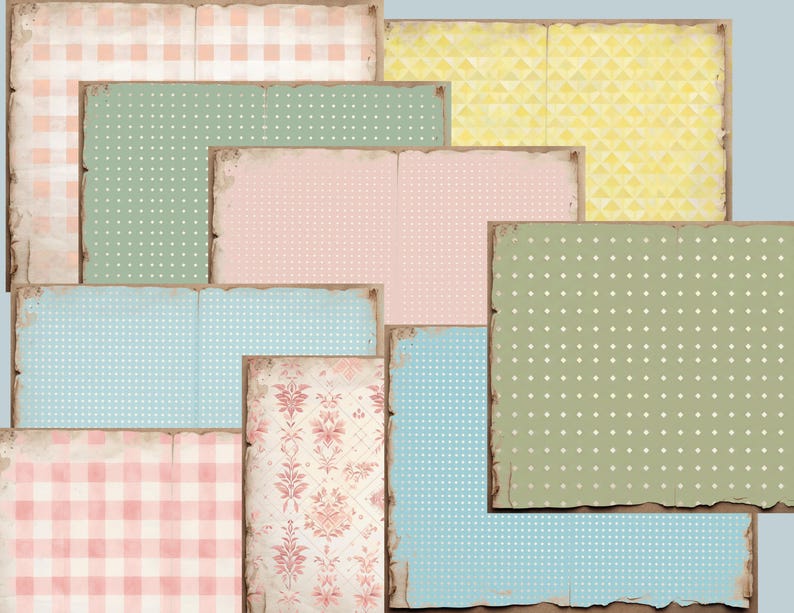Vintage Easter Digital Paper Pack – 22 Printable Pages - Etsy