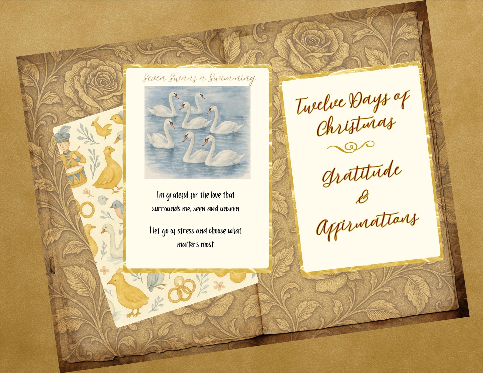 Twelve Days of Christmas Gratitude & Affirmation Cards - Etsy